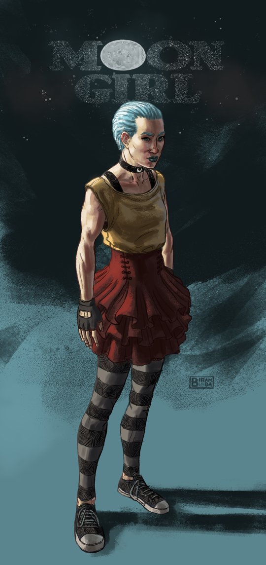 ArtStation - Moon Girl