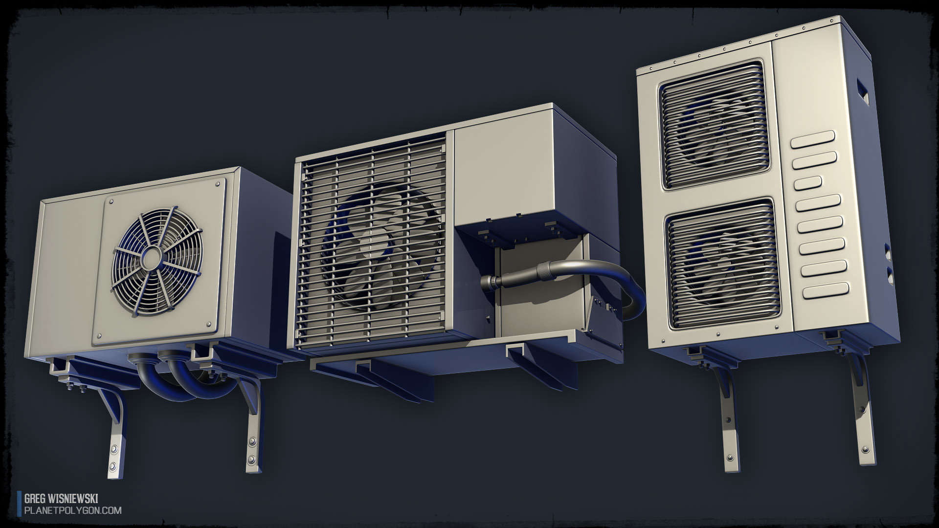 ArtStation - high poly modeling tests