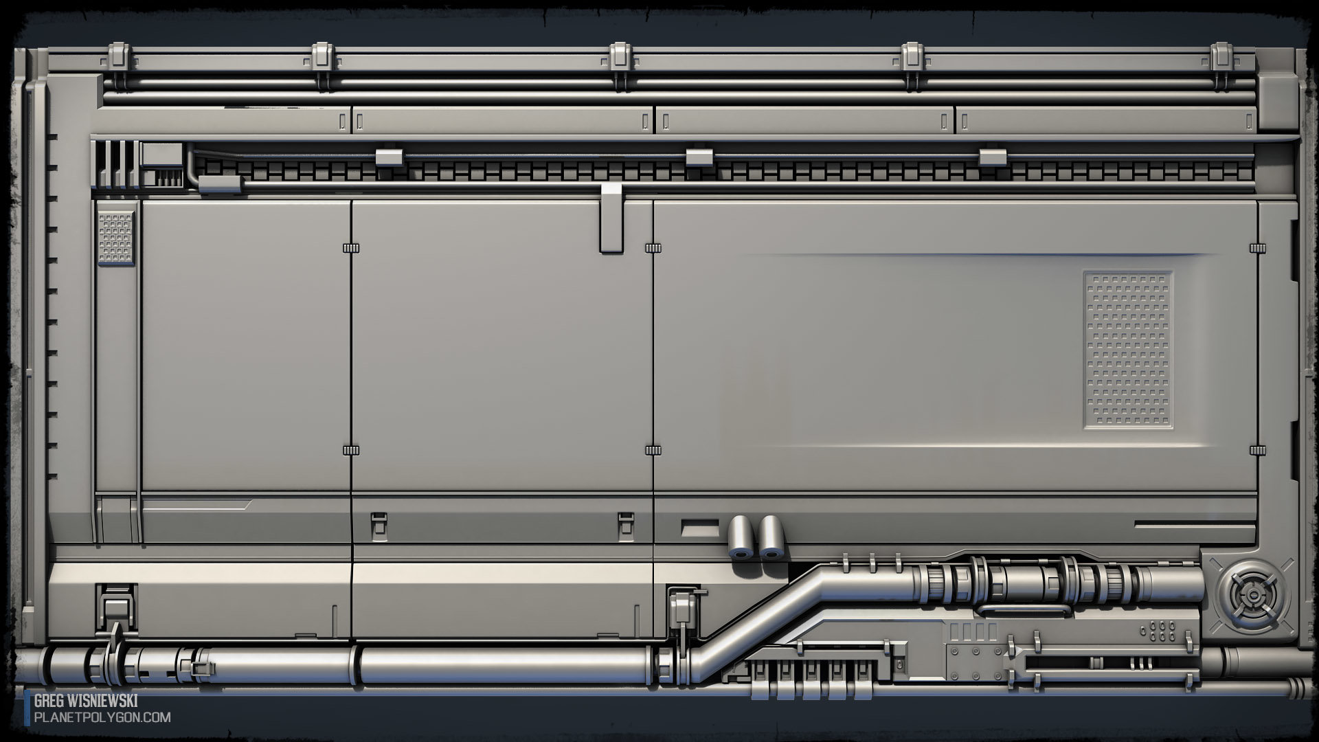 ArtStation - high poly modeling tests