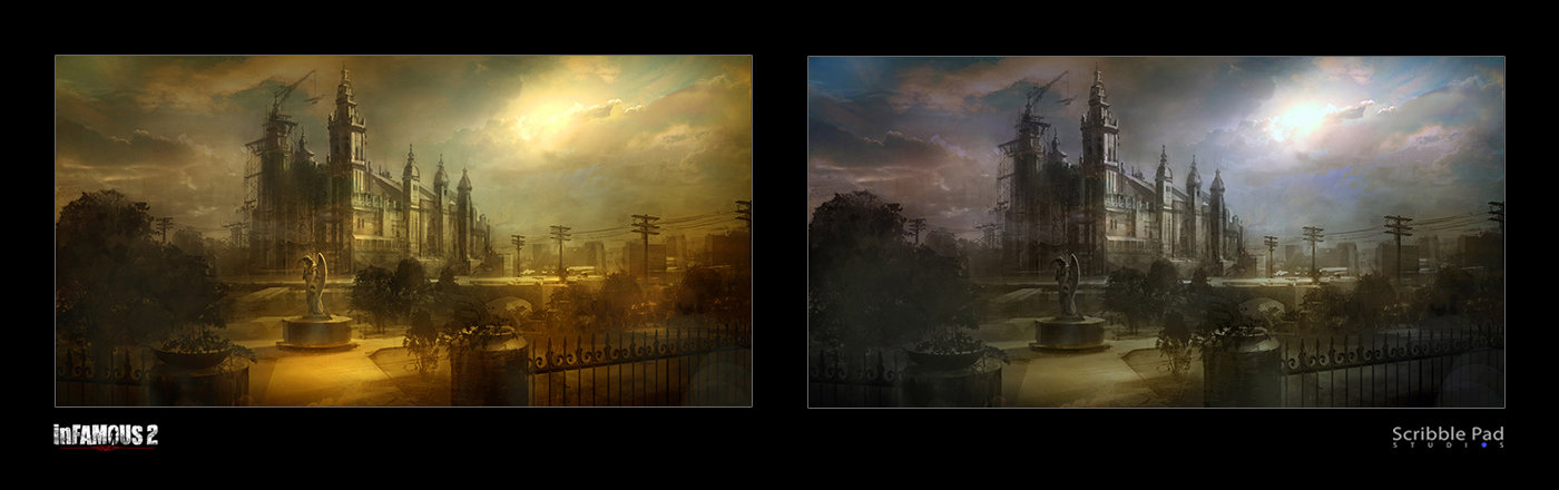 ArtStation - Infamous 2 - Cathedral Color Keys