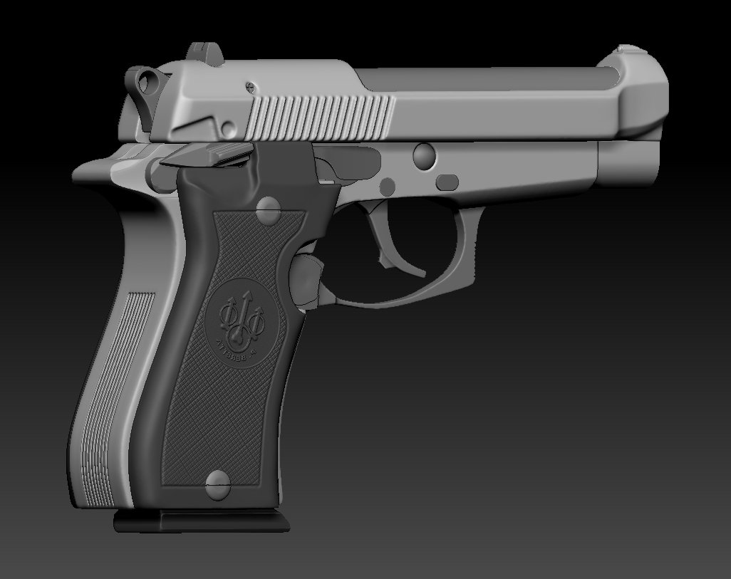 ArtStation - 3D Pistol