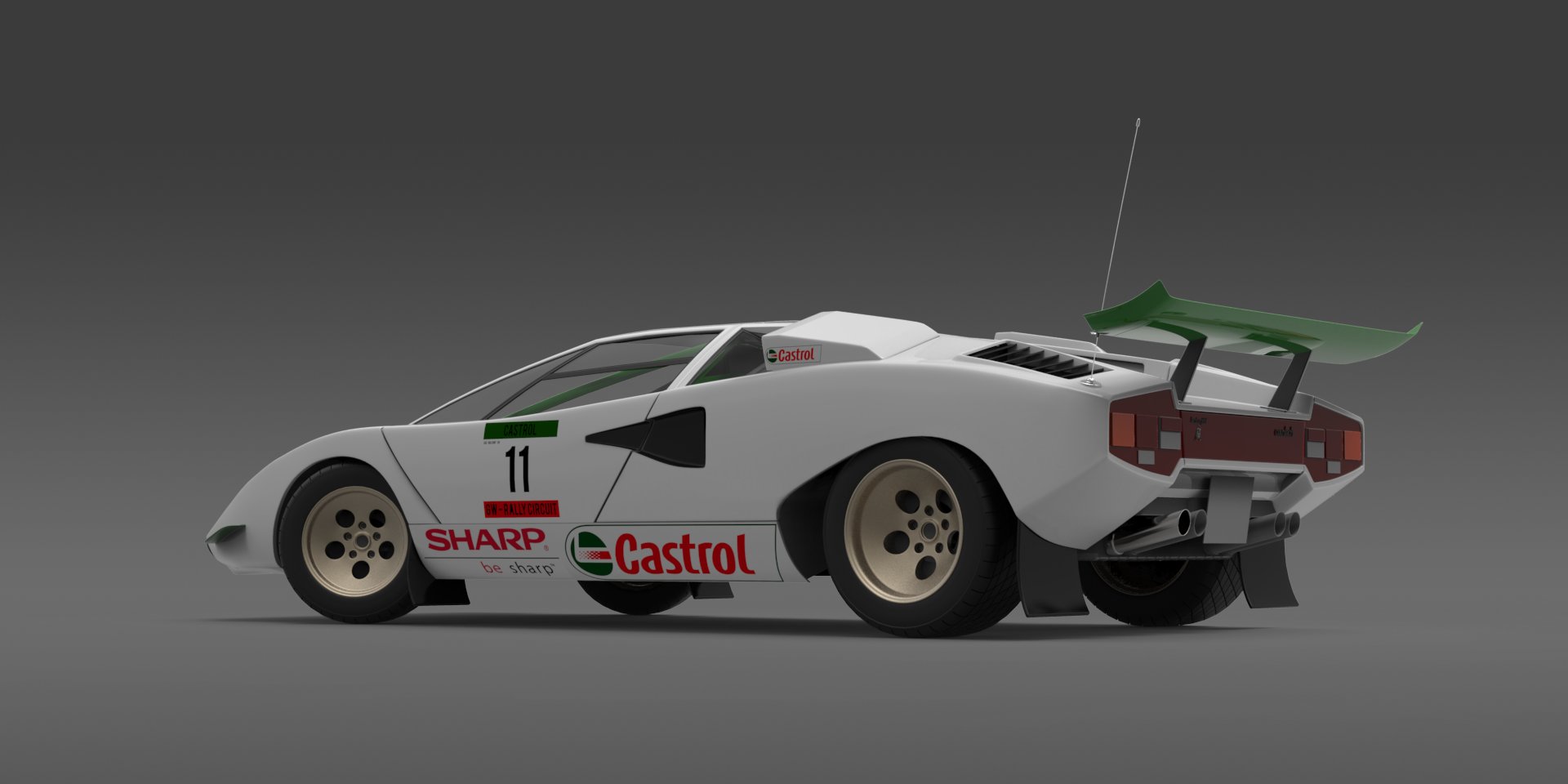 ArtStation - Countach Rally - WiP