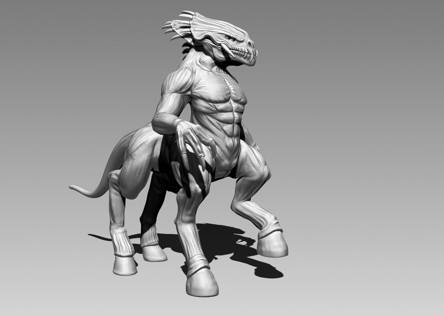 Ema Key Klucovska - Reptile-Centaur