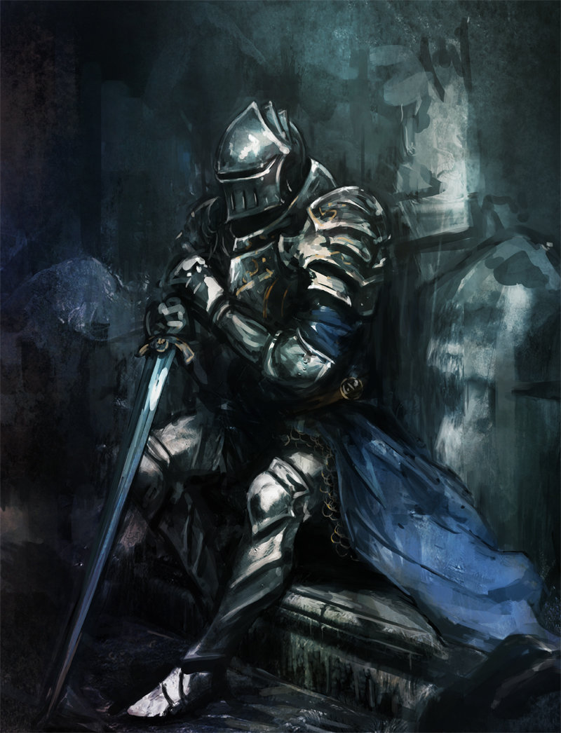 ArtStation - knight_sketch