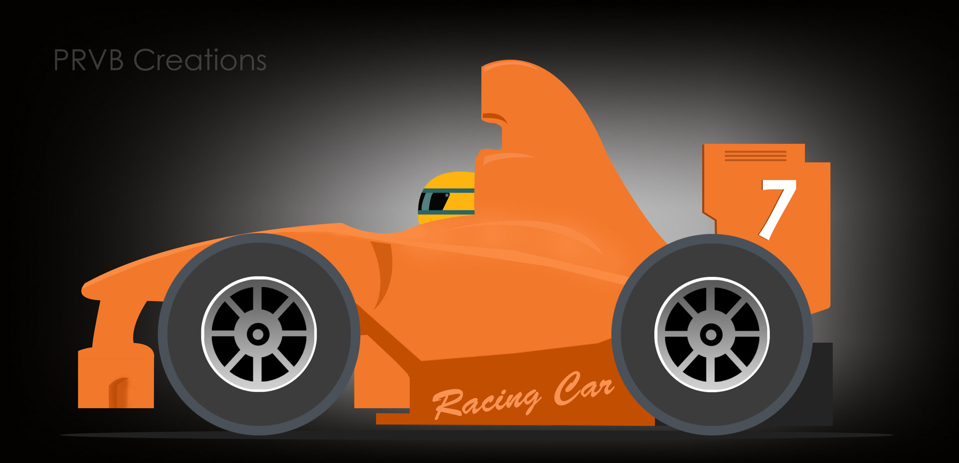 Bharath Penugonda - 2D Cartoon Sports Car