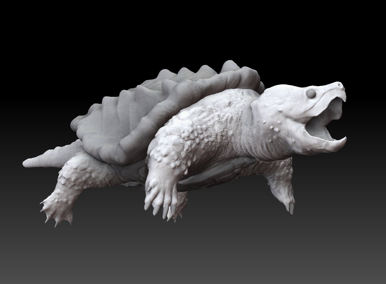 ArtStation - Alligator Snapping Turtle