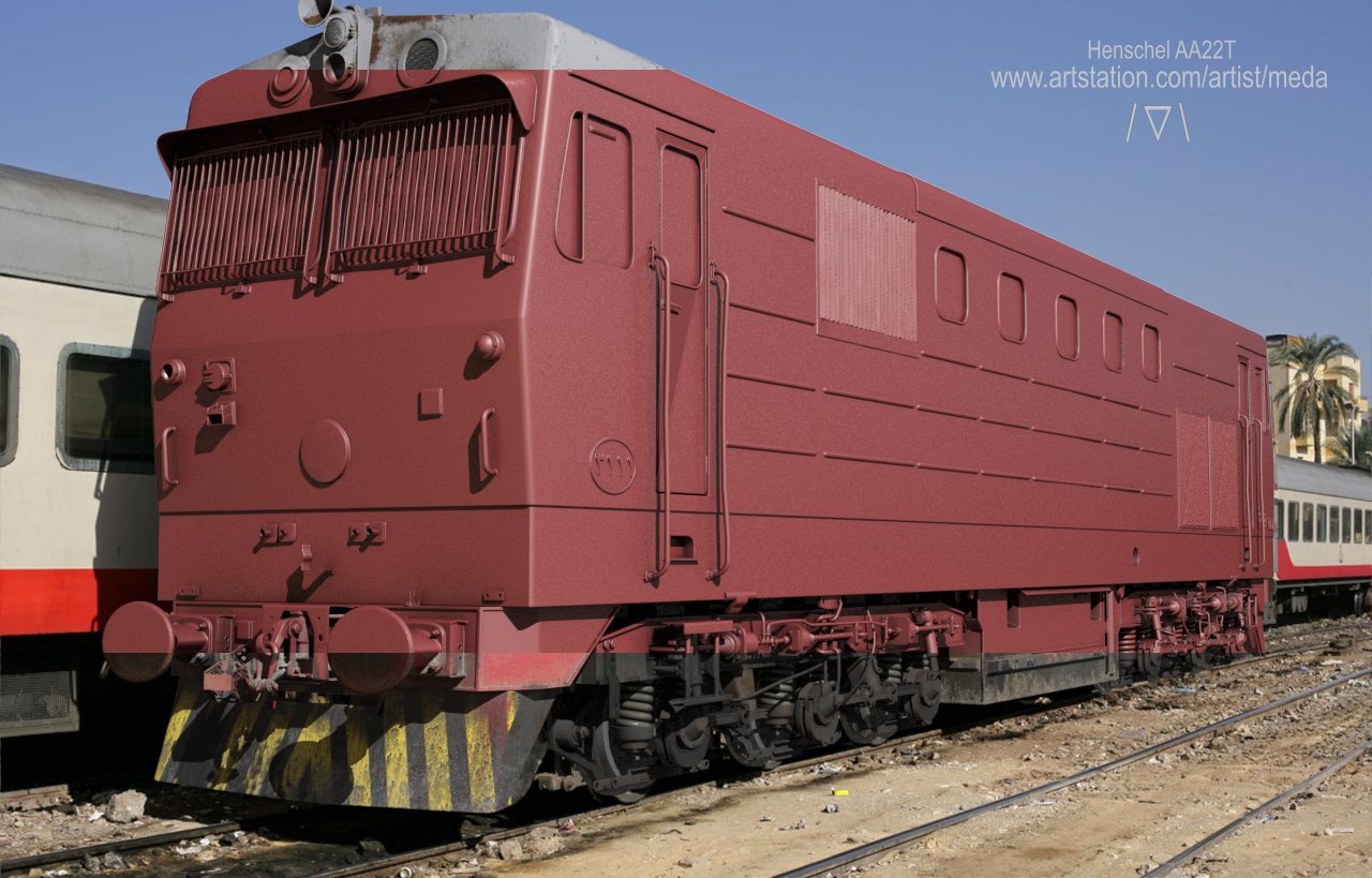 Meda / \ - Henschel AA22T-Locomotive