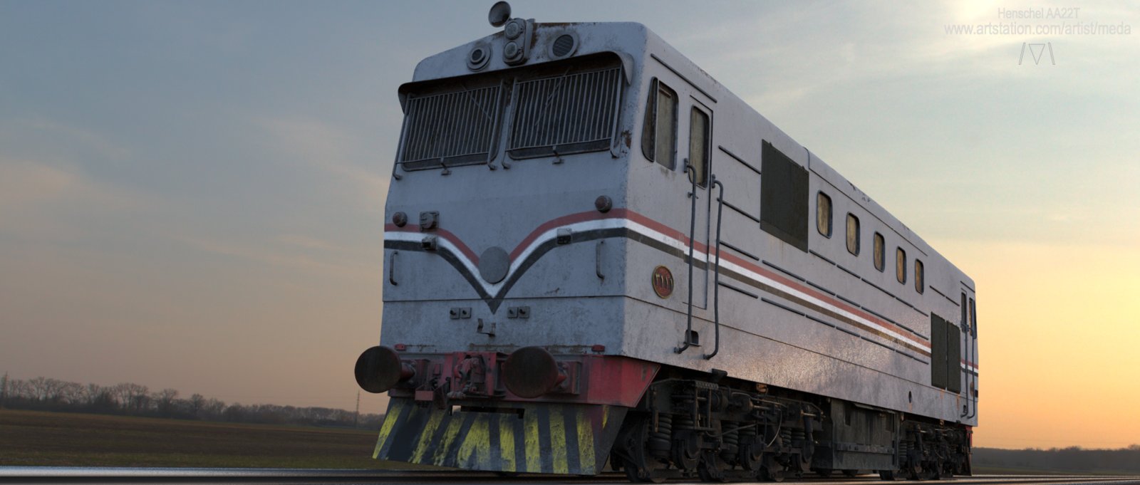 Meda / \ - Henschel AA22T-Locomotive