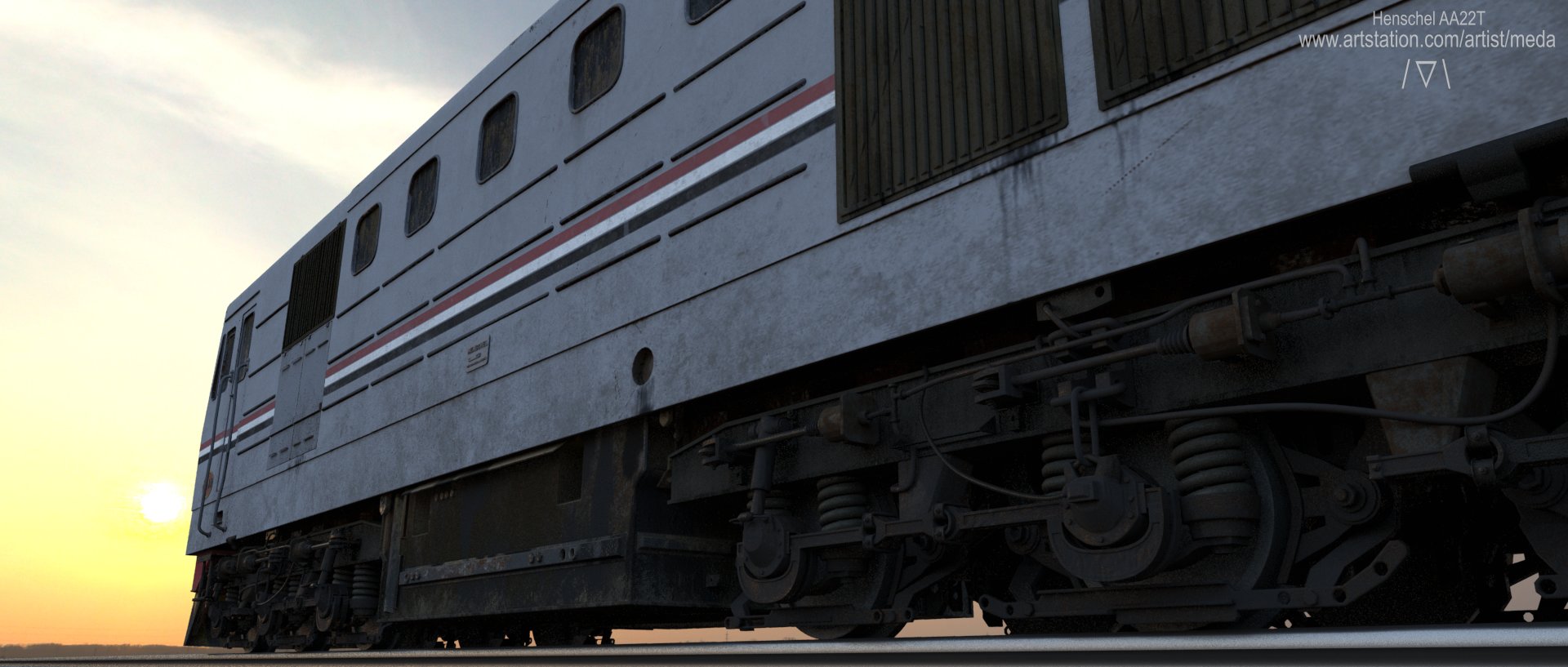 Meda / \ - Henschel AA22T-Locomotive