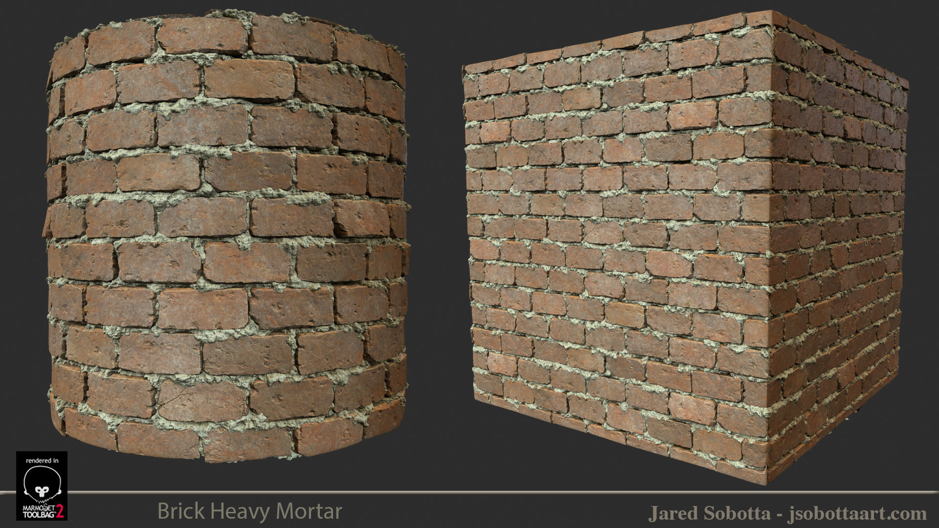 Jared Sobotta - Tileable Brick Heavy Mortar