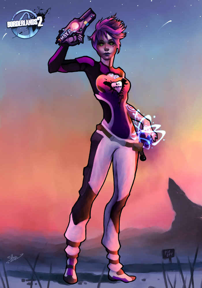 Borderlands 2 Maya Drawing