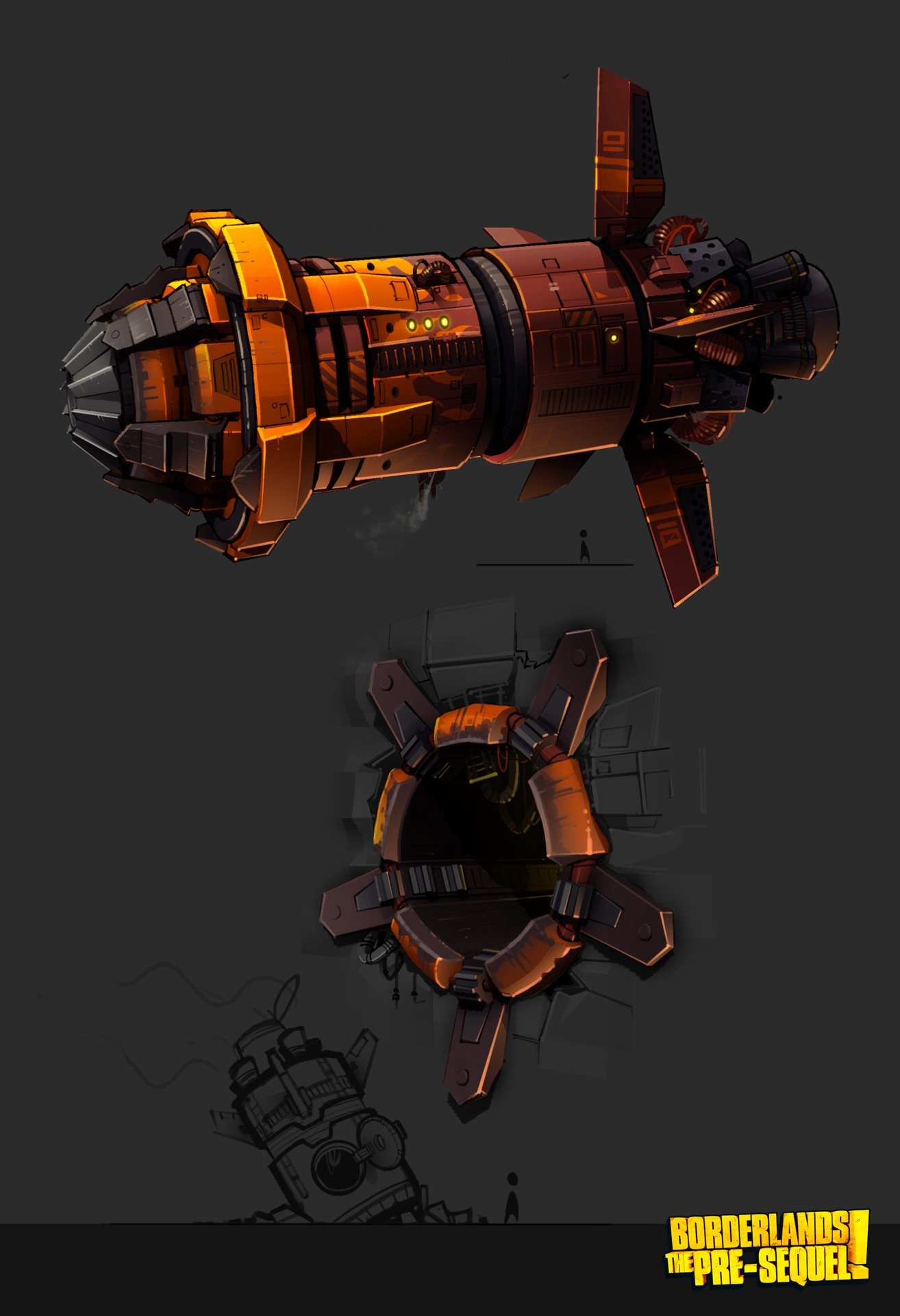 ArtStation - Space Pirate Boarding Ship, Luke Viljoen