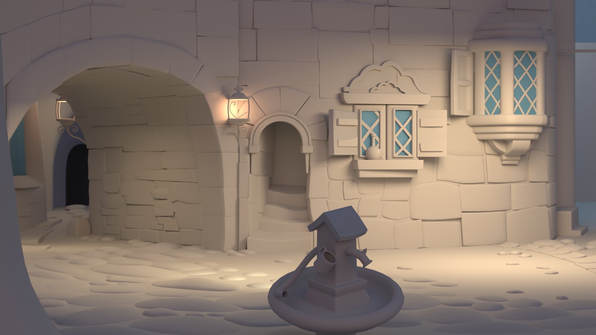 ArtStation - Pinocchio environment