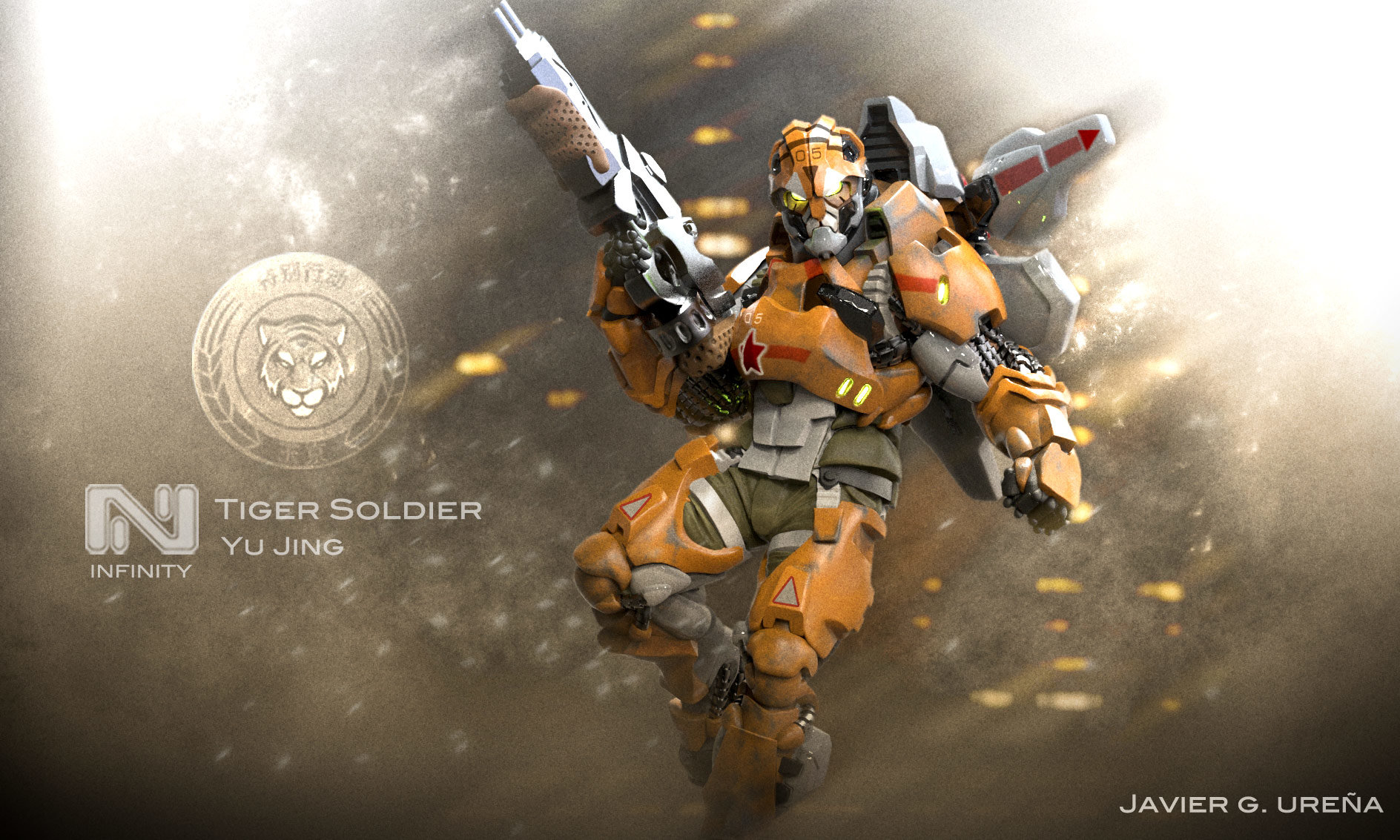 ArtStation - Tiger Soldier Color