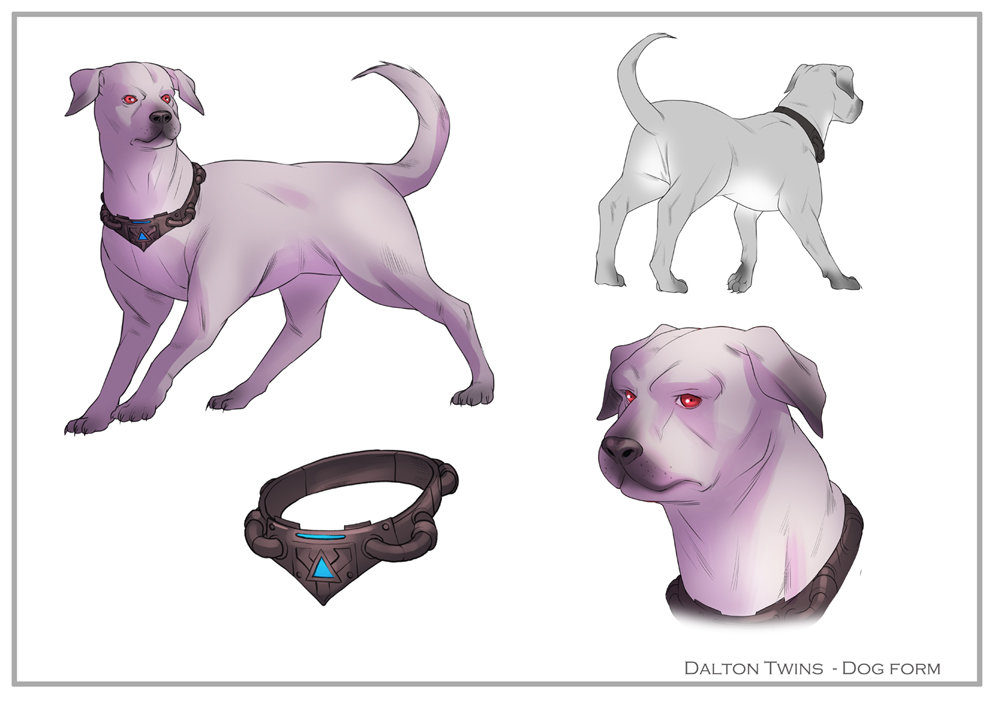 ArtStation - Dogs of Were: twins design b