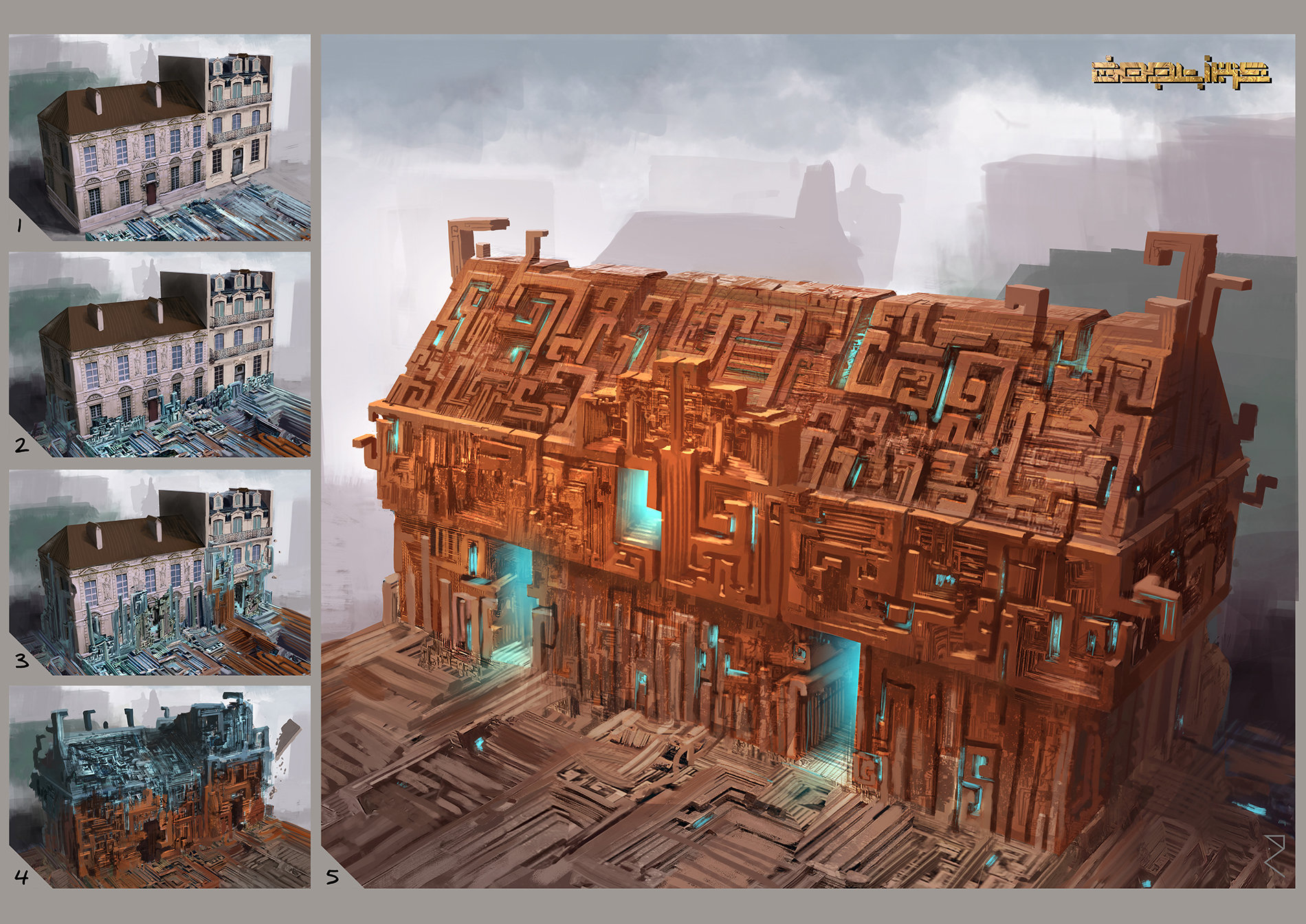 ArtStation - Transformation process, Alexander Pavlenko