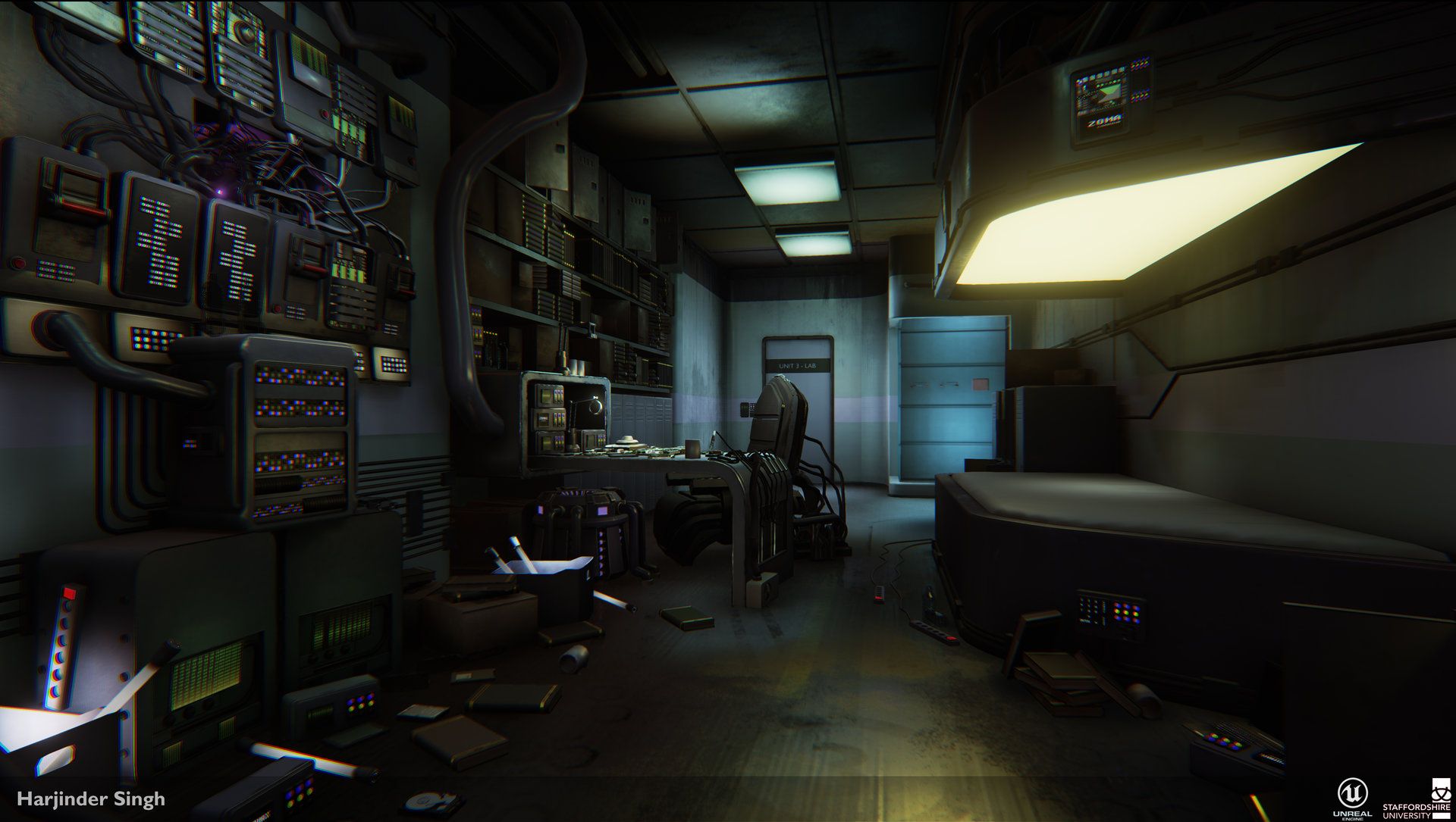 ArtStation - Scifi Room