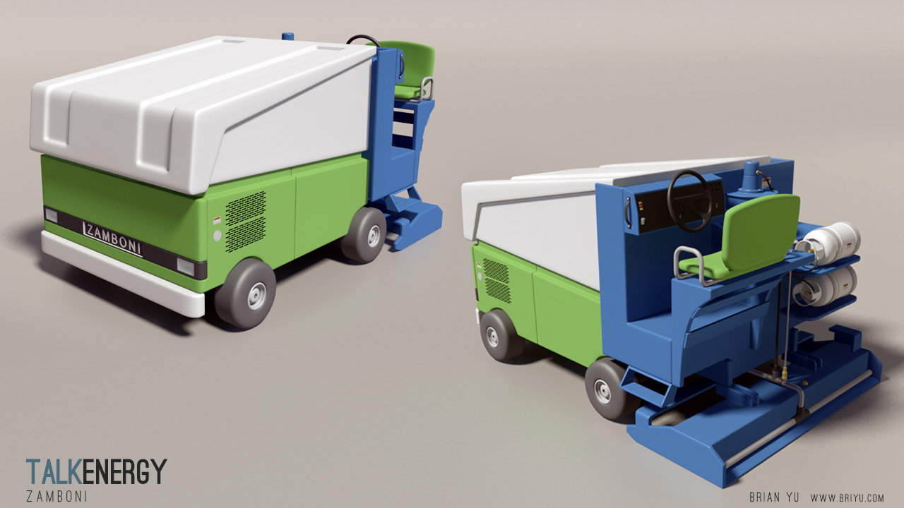 ArtStation - Stylized Zamboni