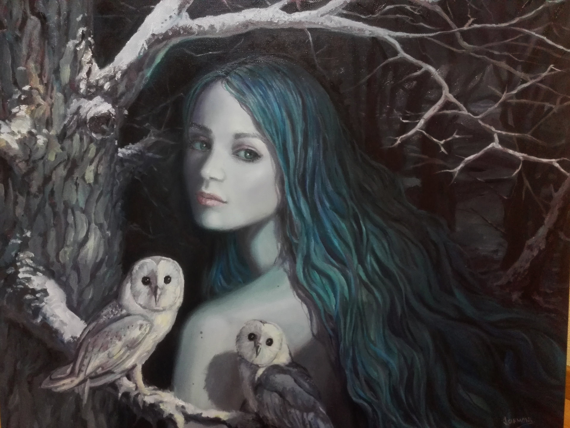 ArtStation - turquoise lady