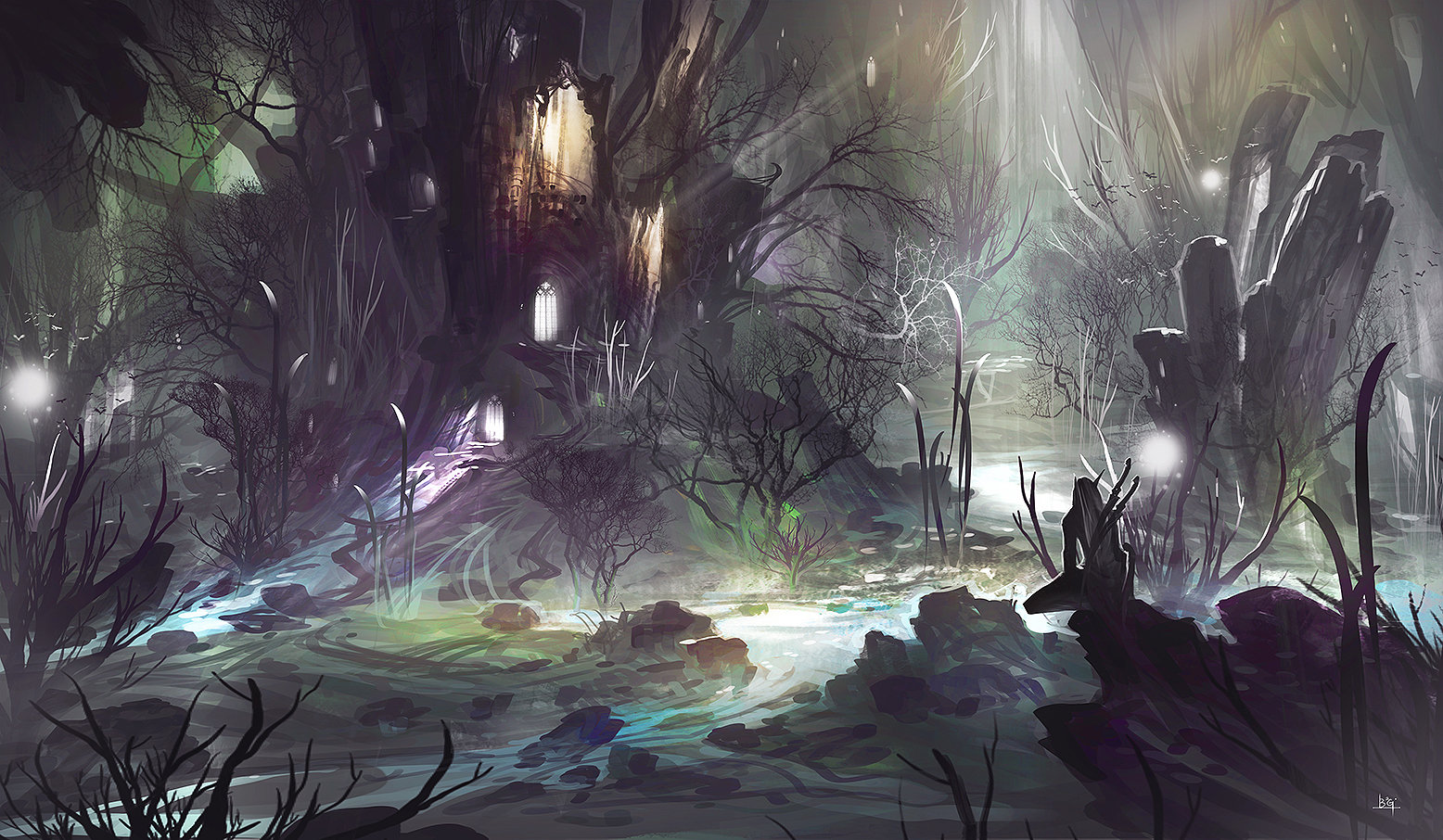 ArtStation - Elf's home