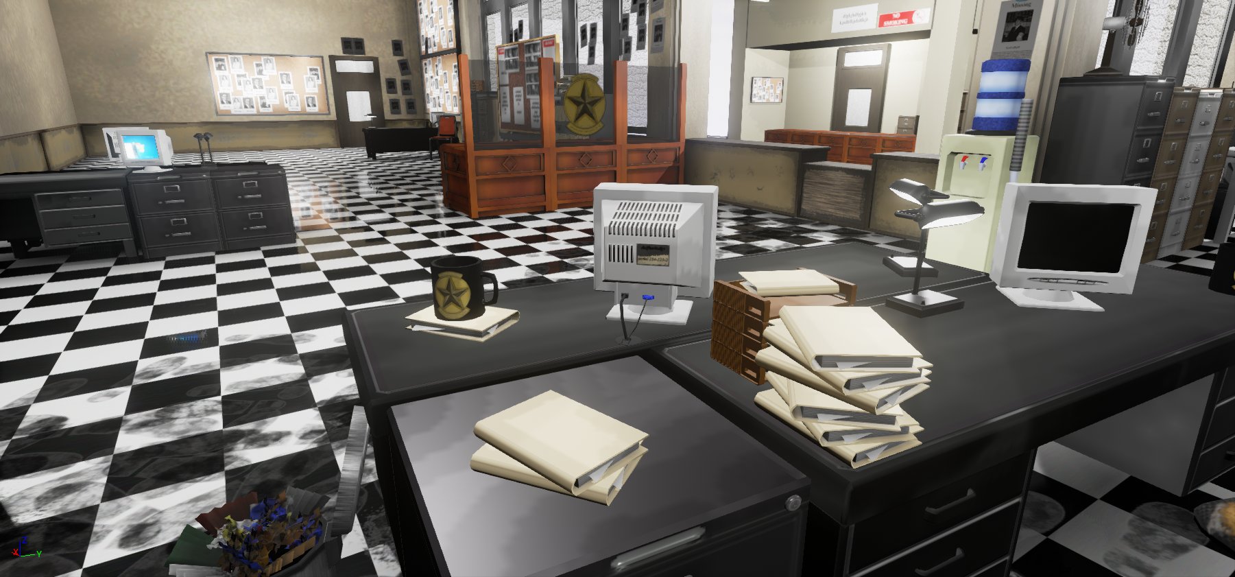 ArtStation - Computer Desks and Clutter