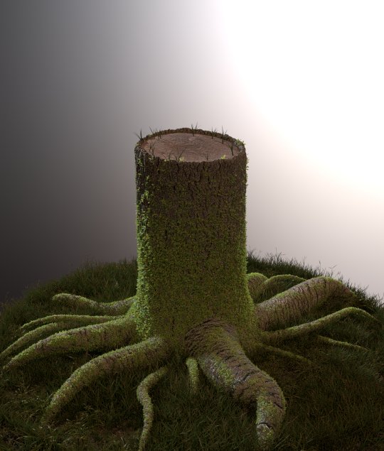 ArtStation - Tree Stump