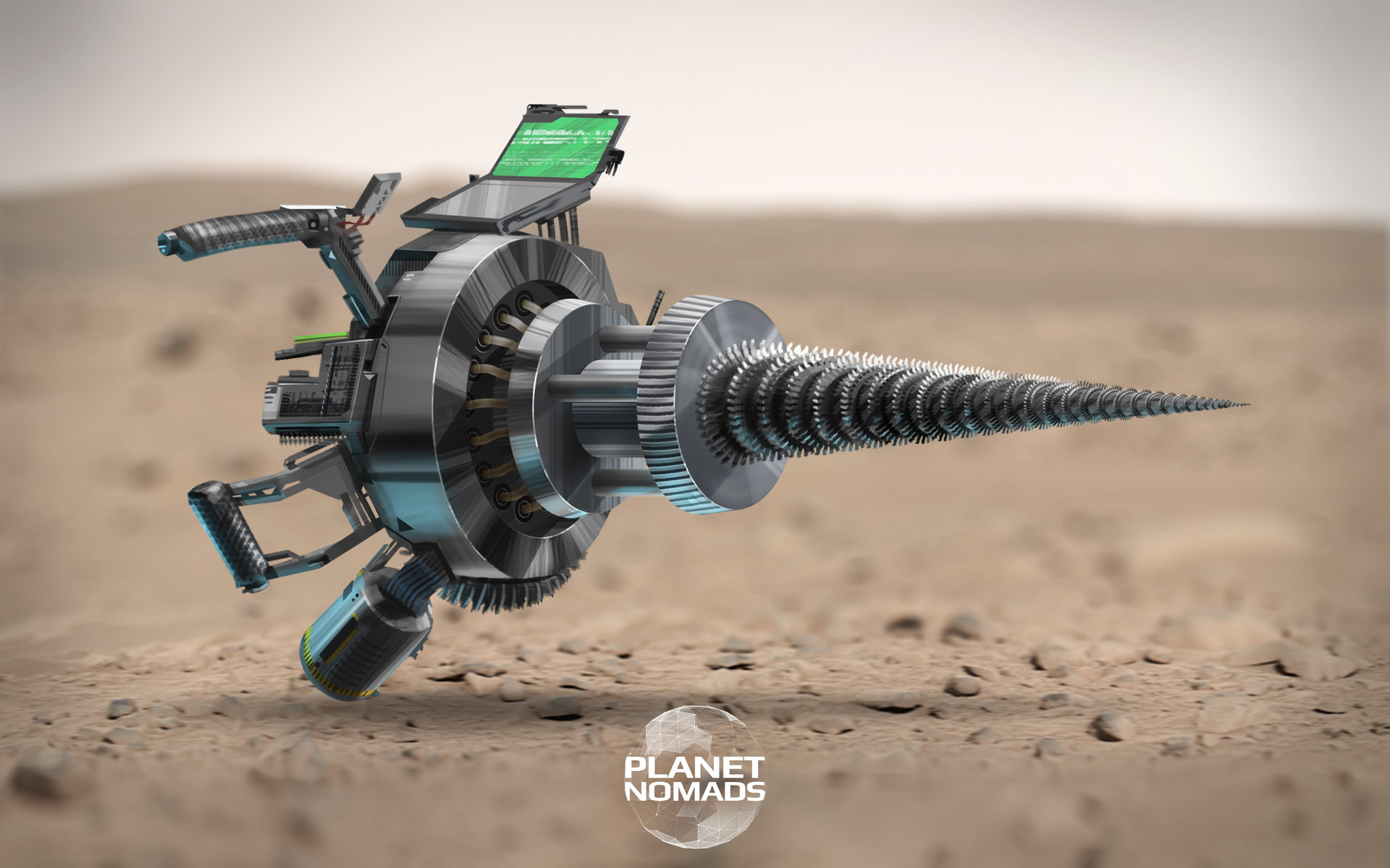 ArtStation - Drill machine concept
