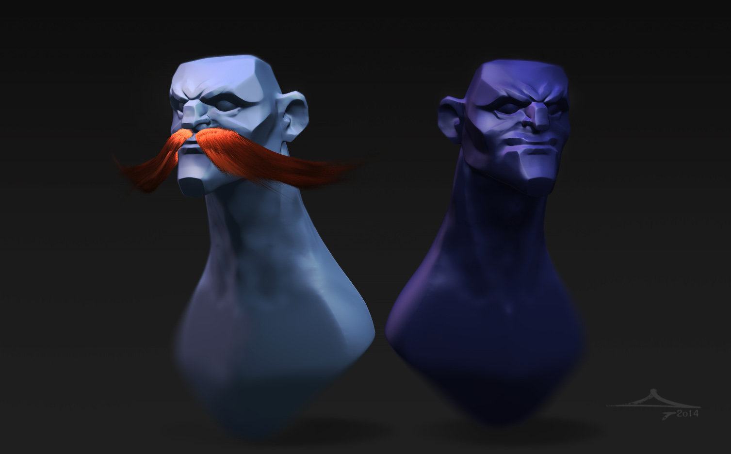 ArtStation - Red mustache