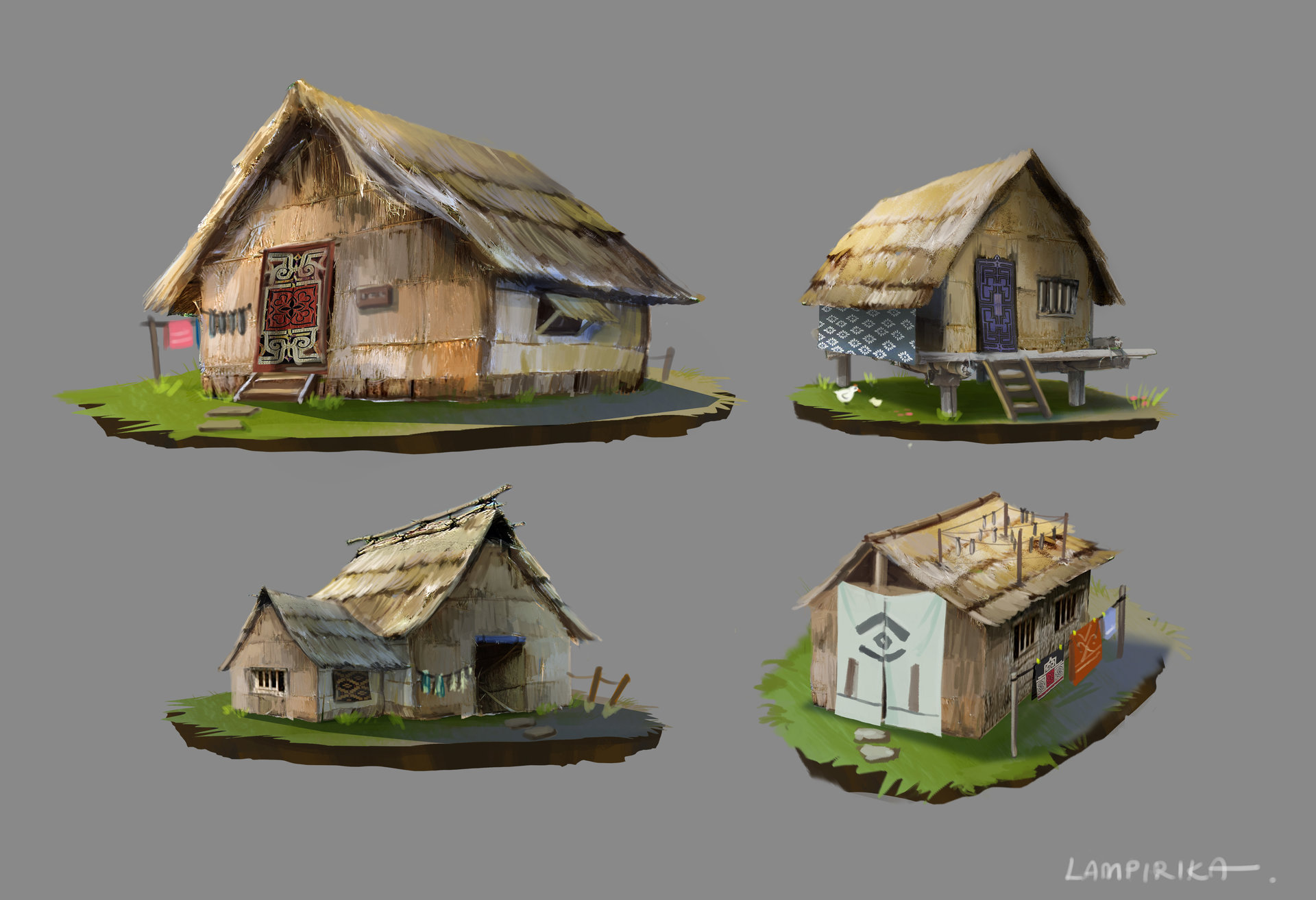 ArtStation - Individual Building Designs