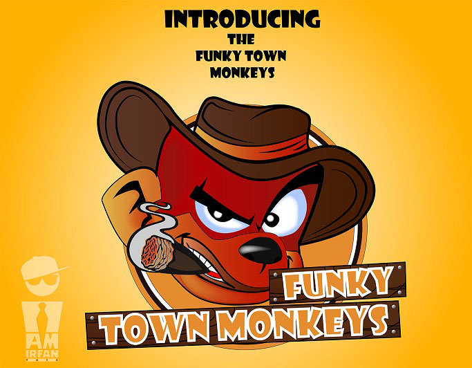 ArtStation - Funky Town Monkeys (LOGO)