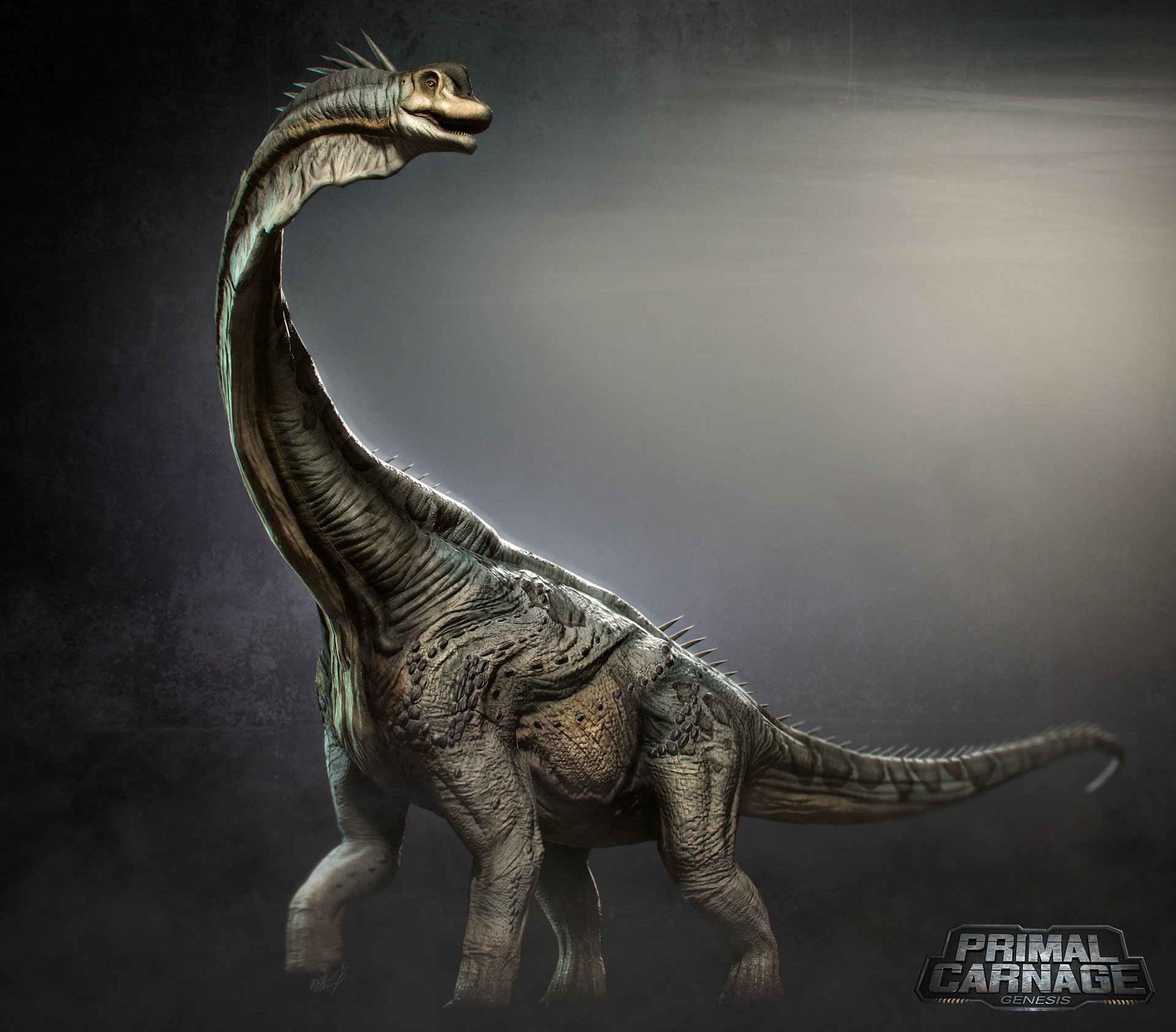 ArtStation - Primal Carnage Brachiosaurus