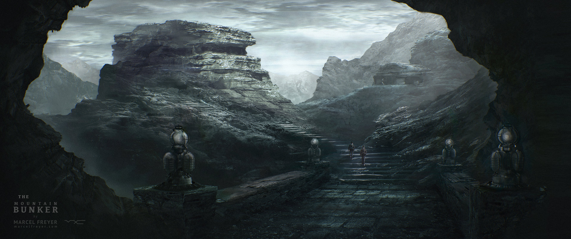 ArtStation - The Mountain Bunker, Marcel Freyer
