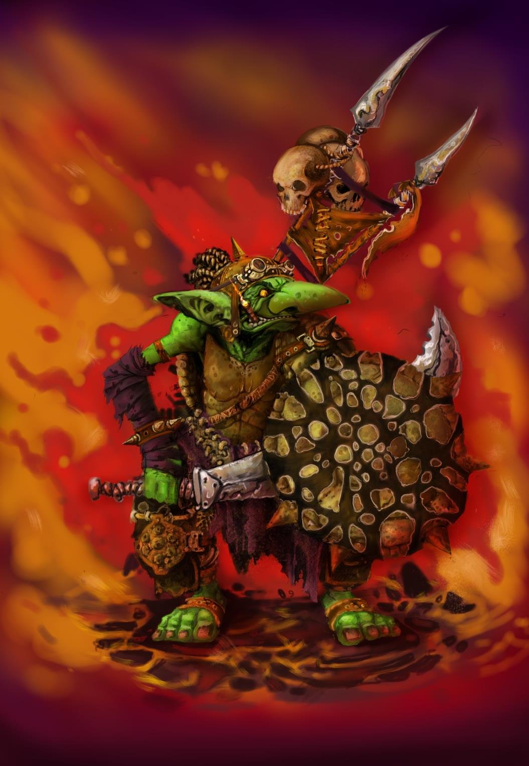 ArtStation - goblin fire