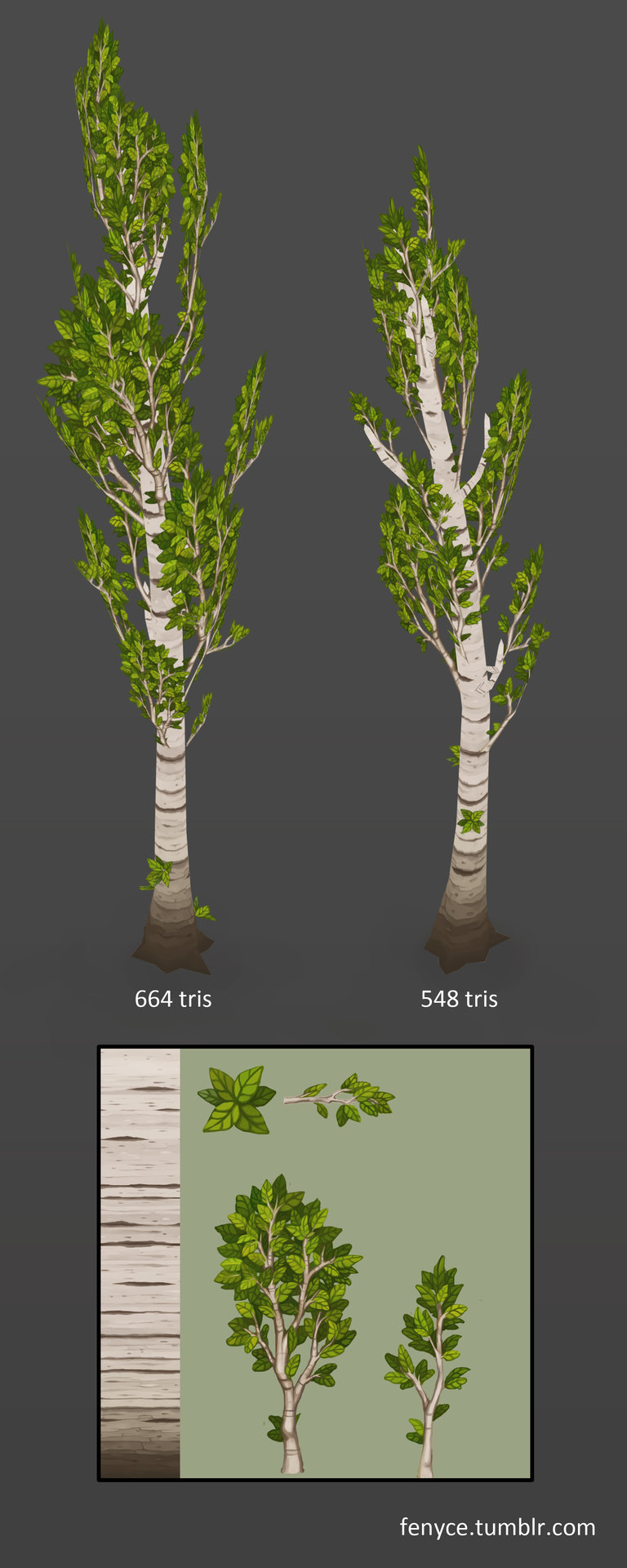 ArtStation - Birch Tree