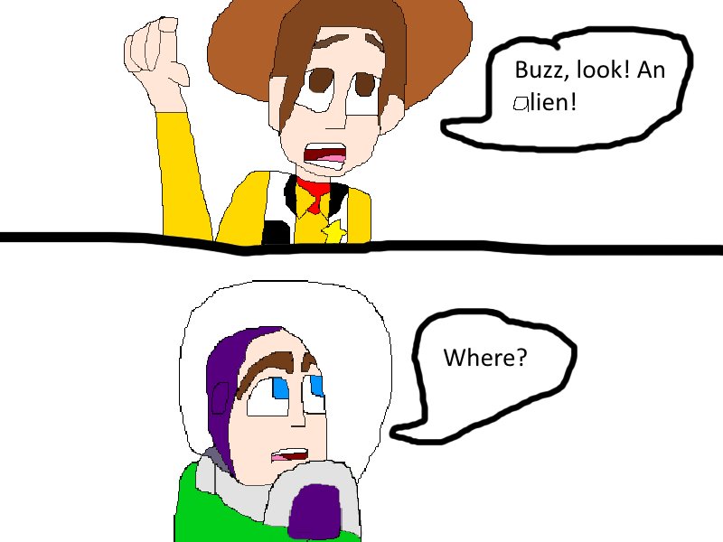 ArtStation - Buzz, Look, An Alien!