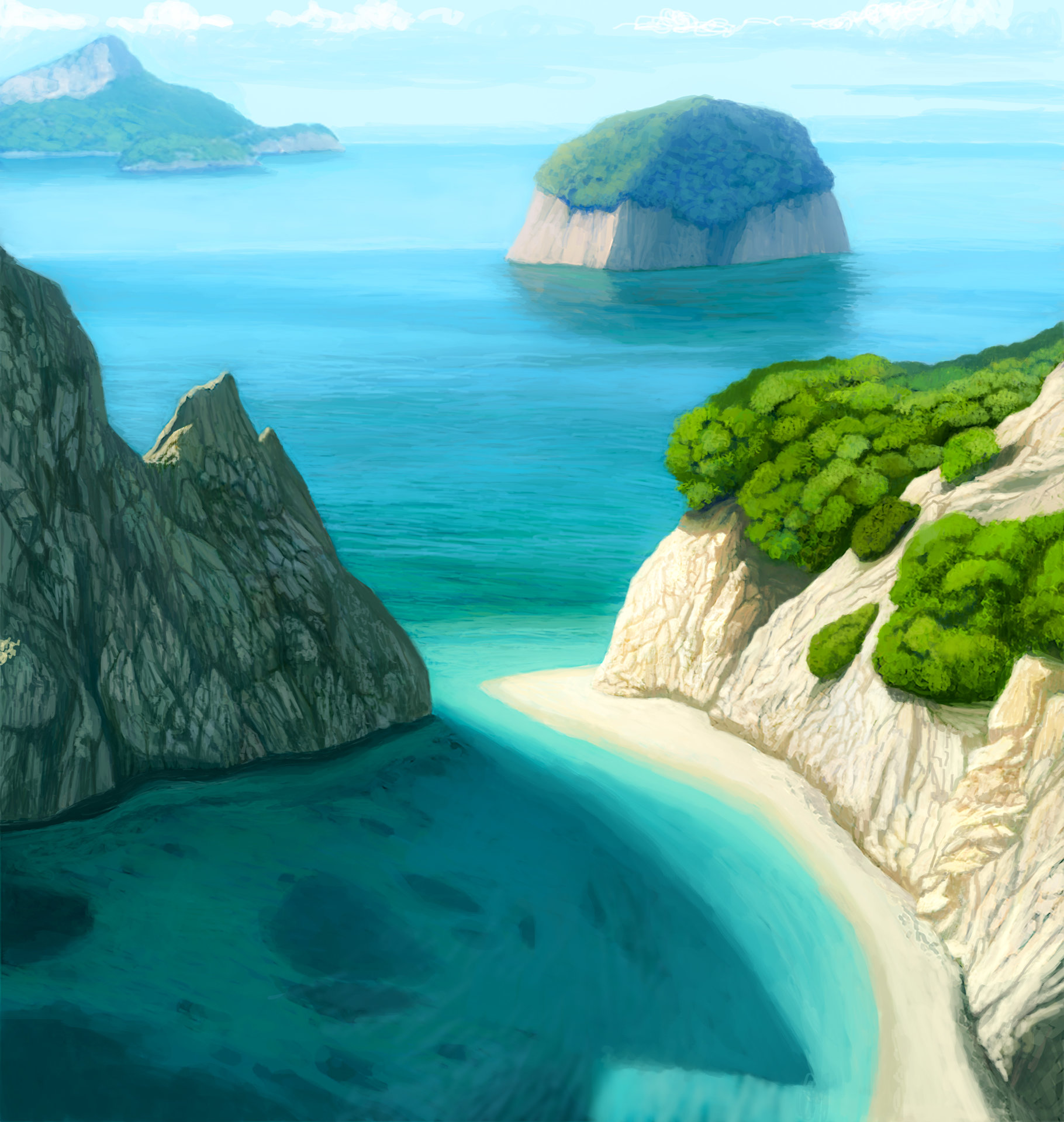 ArtStation - wild beach