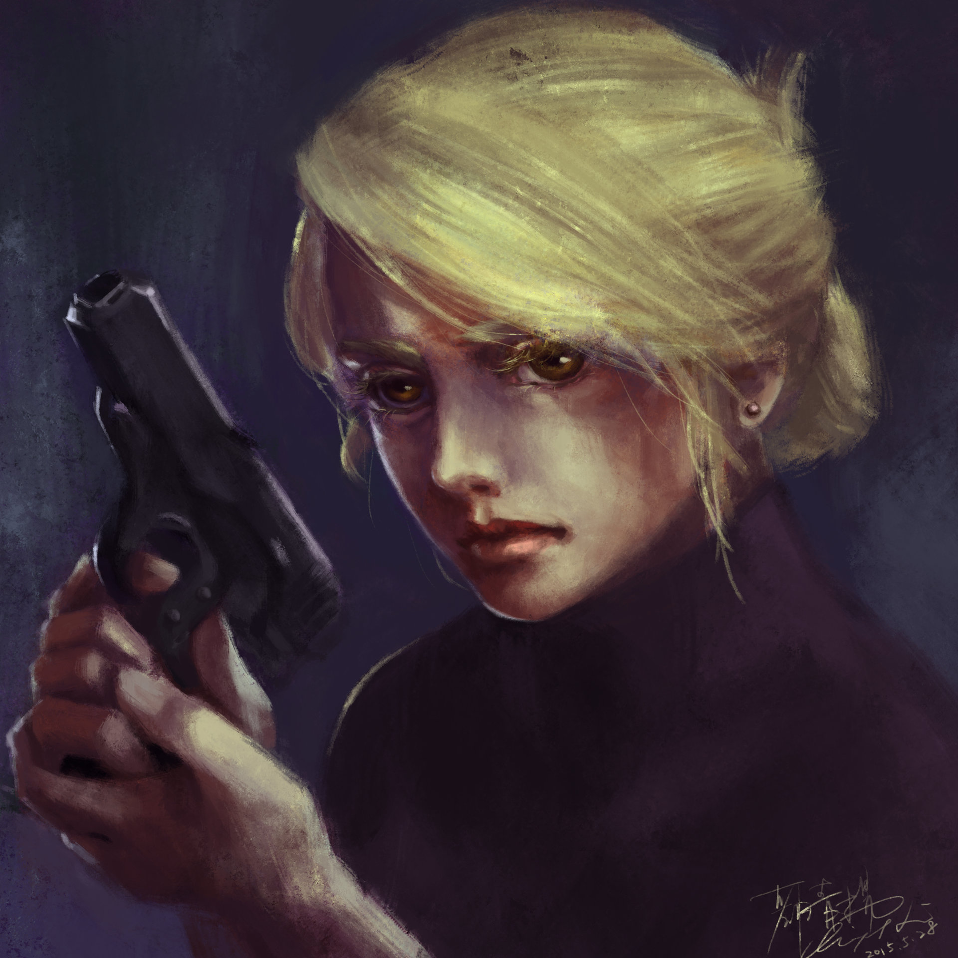 Fullmetal Alchemist Riza Hawkeye And Dog