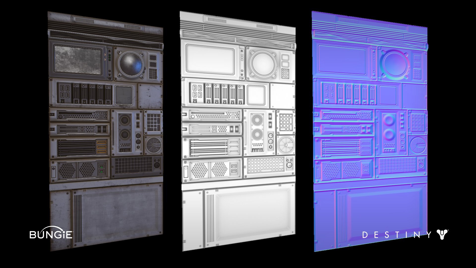 ArtStation - Destiny - Cosmodrome Tech Trim Texture