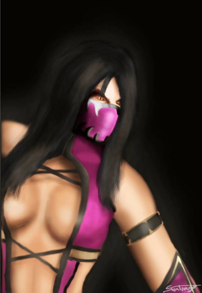 ArtStation - fan art mortal kombat (mileena), Santiago Montoya