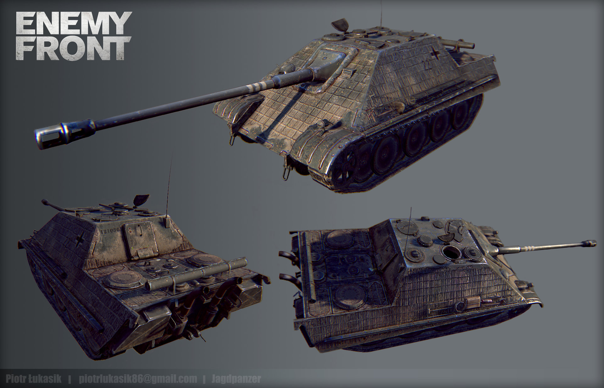 ArtStation - Enemy Front - JagdPanther