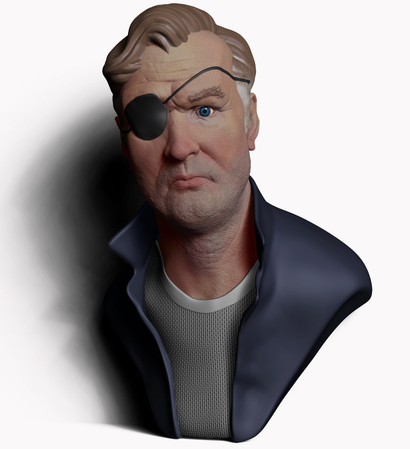 ArtStation - The Governor sculpt