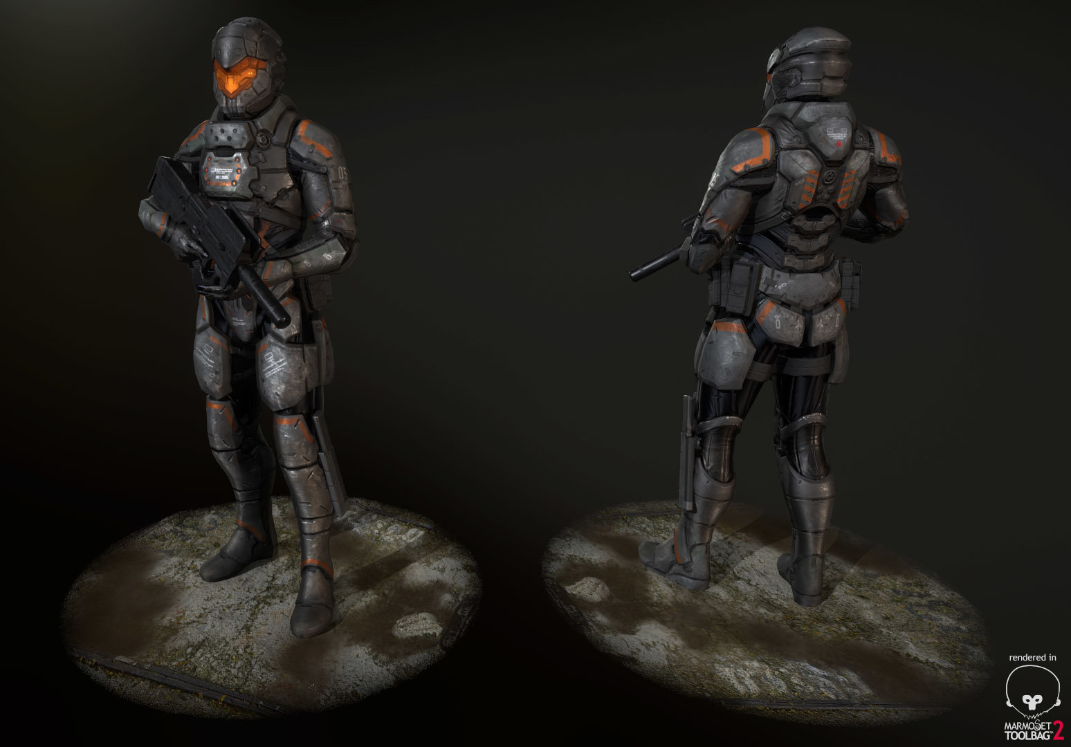 ArtStation - Spec Ops Soldier - Marmoset