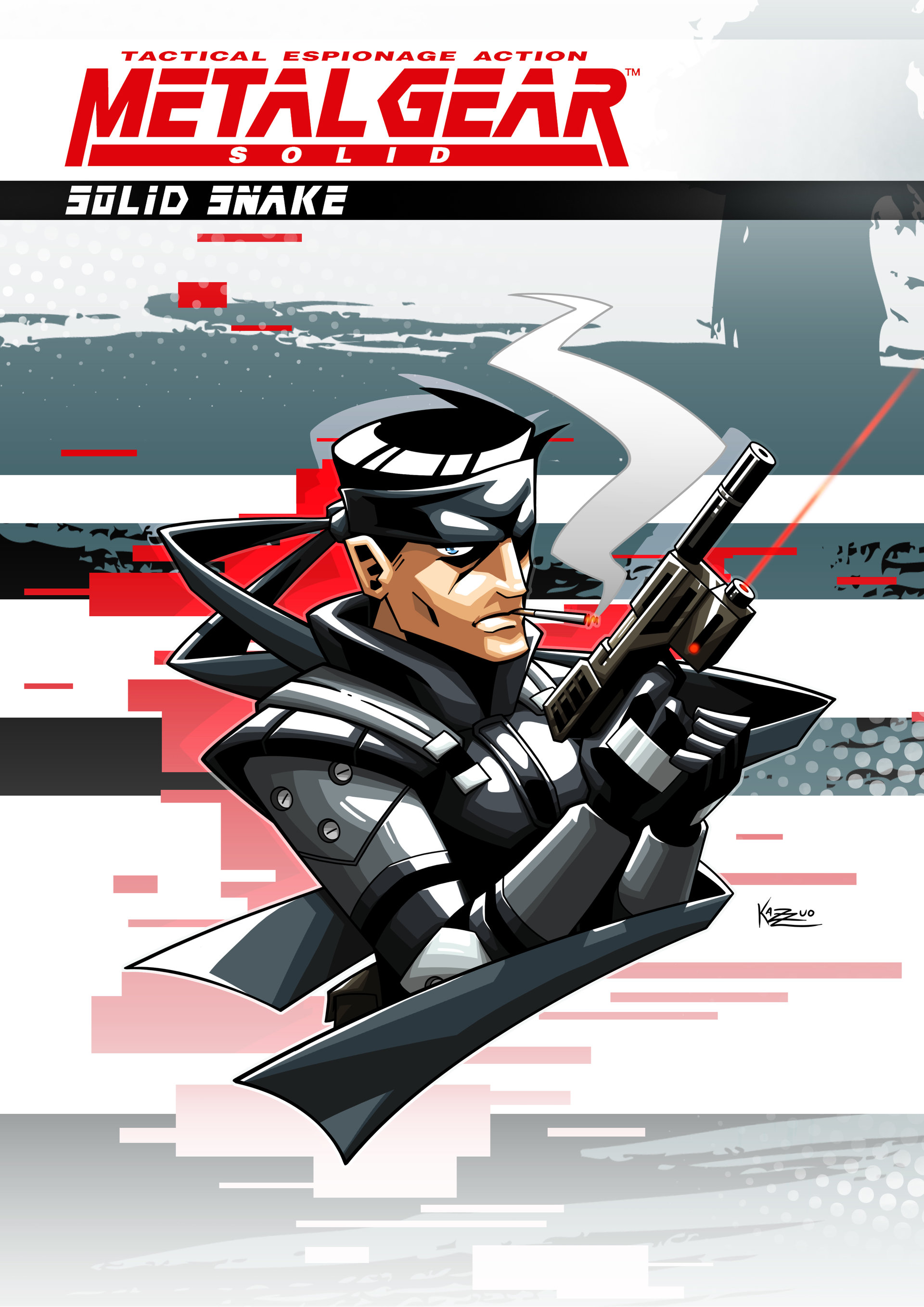 ArtStation - Solid Snake - Metal Gear Solid