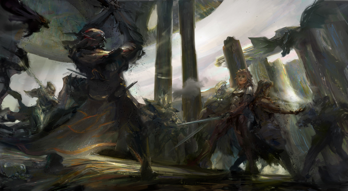 ArtStation - Ruins Battle