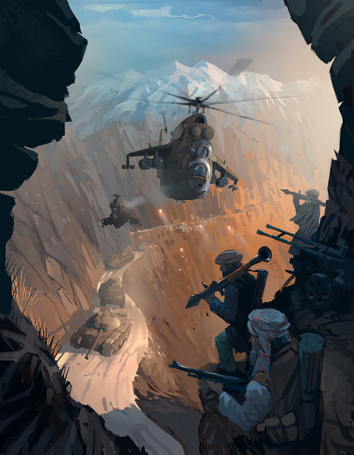 ArtStation - Soviet Afghan memories