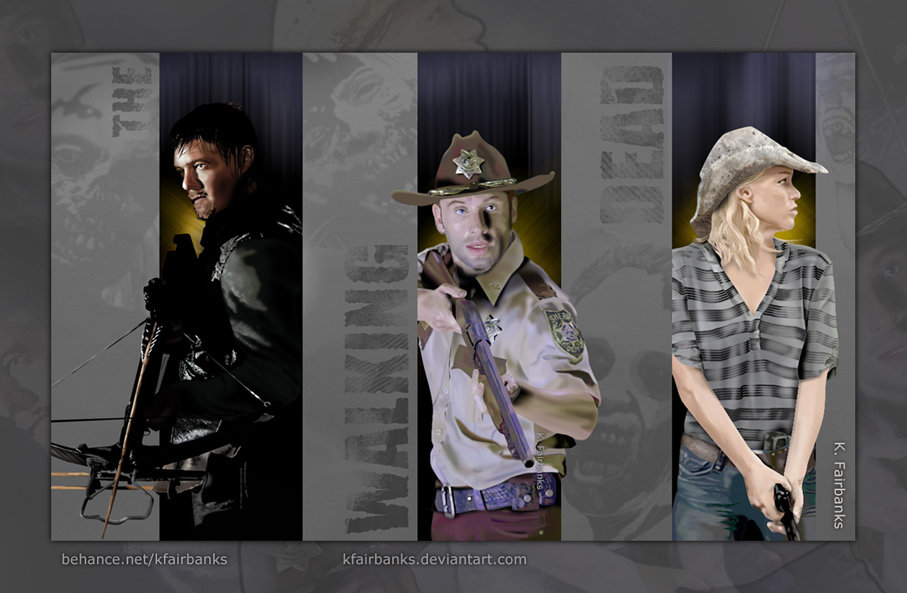 K. Fairbanks - The Walking Dead (digital art) Fan Art, Set 2, by K ...