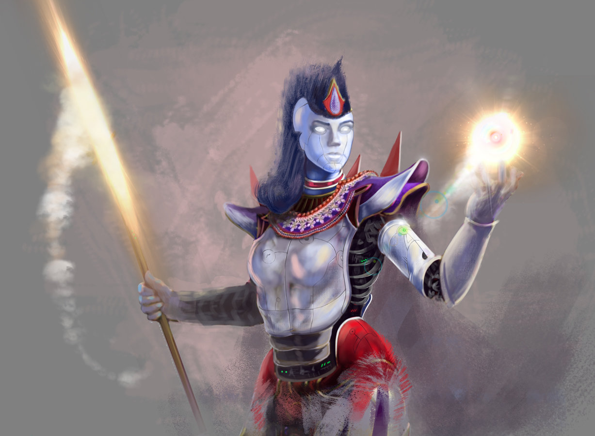 ArtStation - Cyber mage