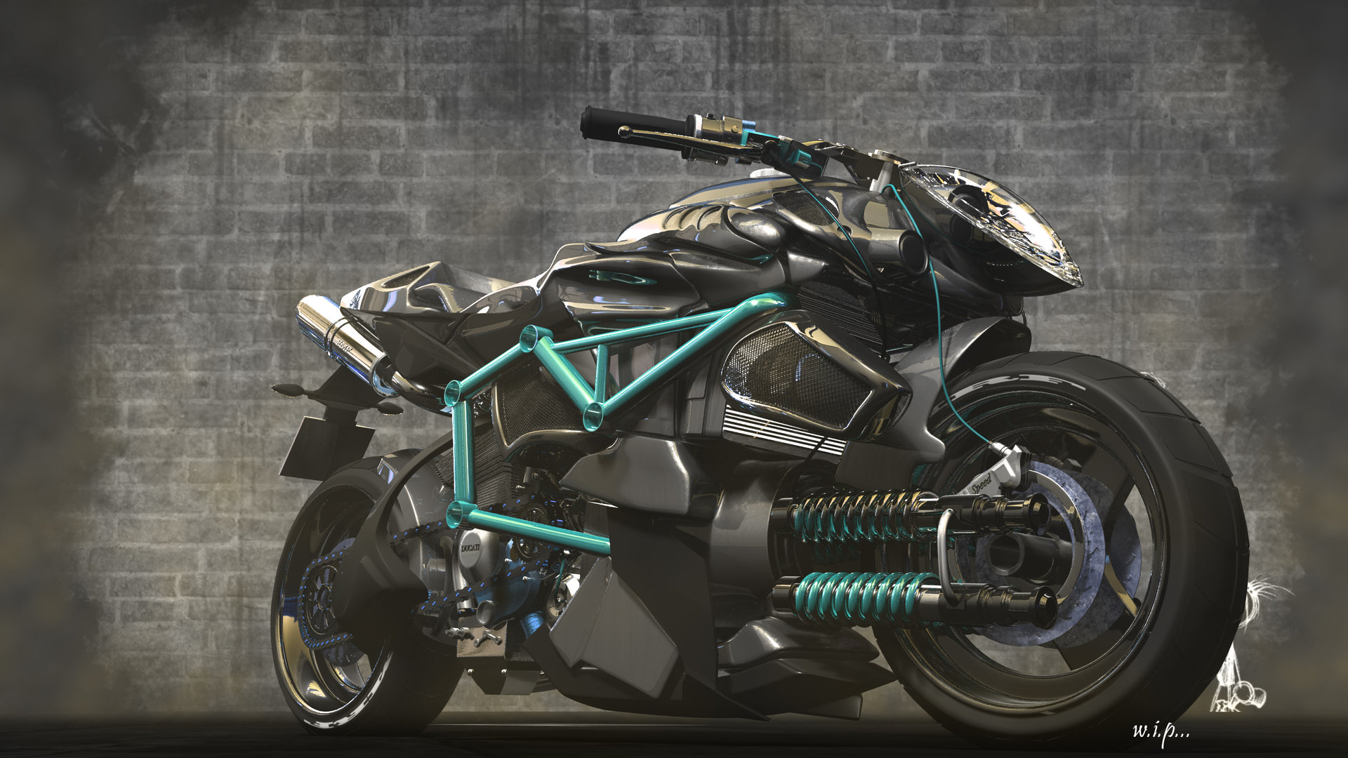 ArtStation - My Concept bike
