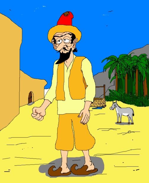 Hamed Albadri - JOHA an old imaginary arabian character