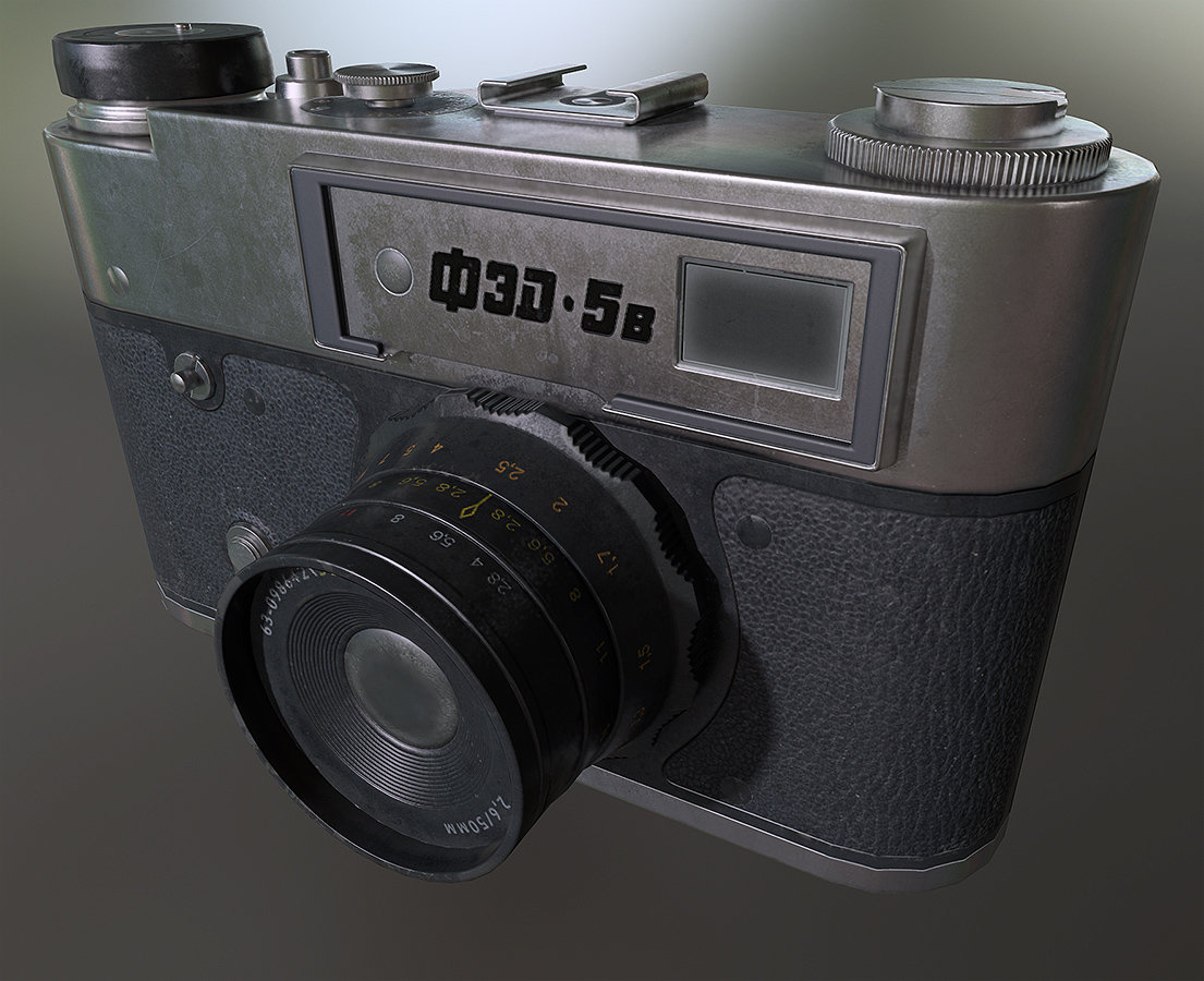 ArtStation - FED-5 Old USSR Camera